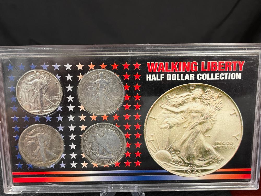 Lot - WALKING LIBERTY HALF DOLLAR COLLECTION