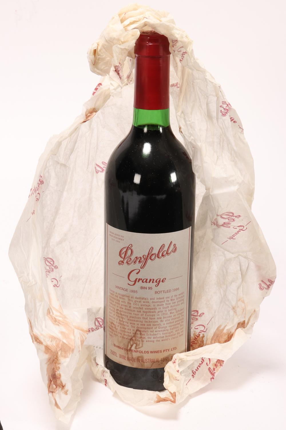 At Auction: 1995 Penfolds Bin 95 Grange Shiraz,