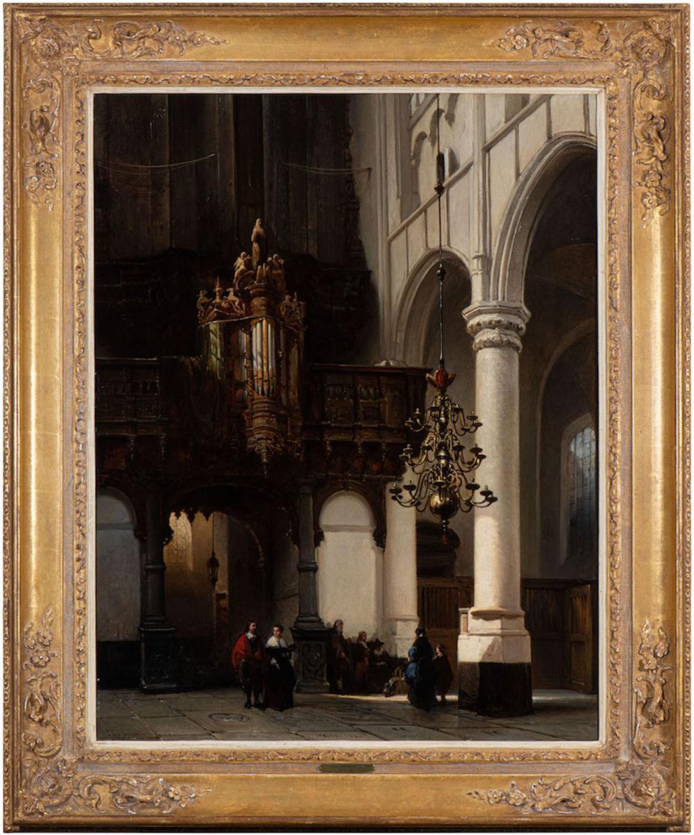 Sold Price: Johannes Bosboom (Dutch 1817 - 1891) - Invalid date CEST