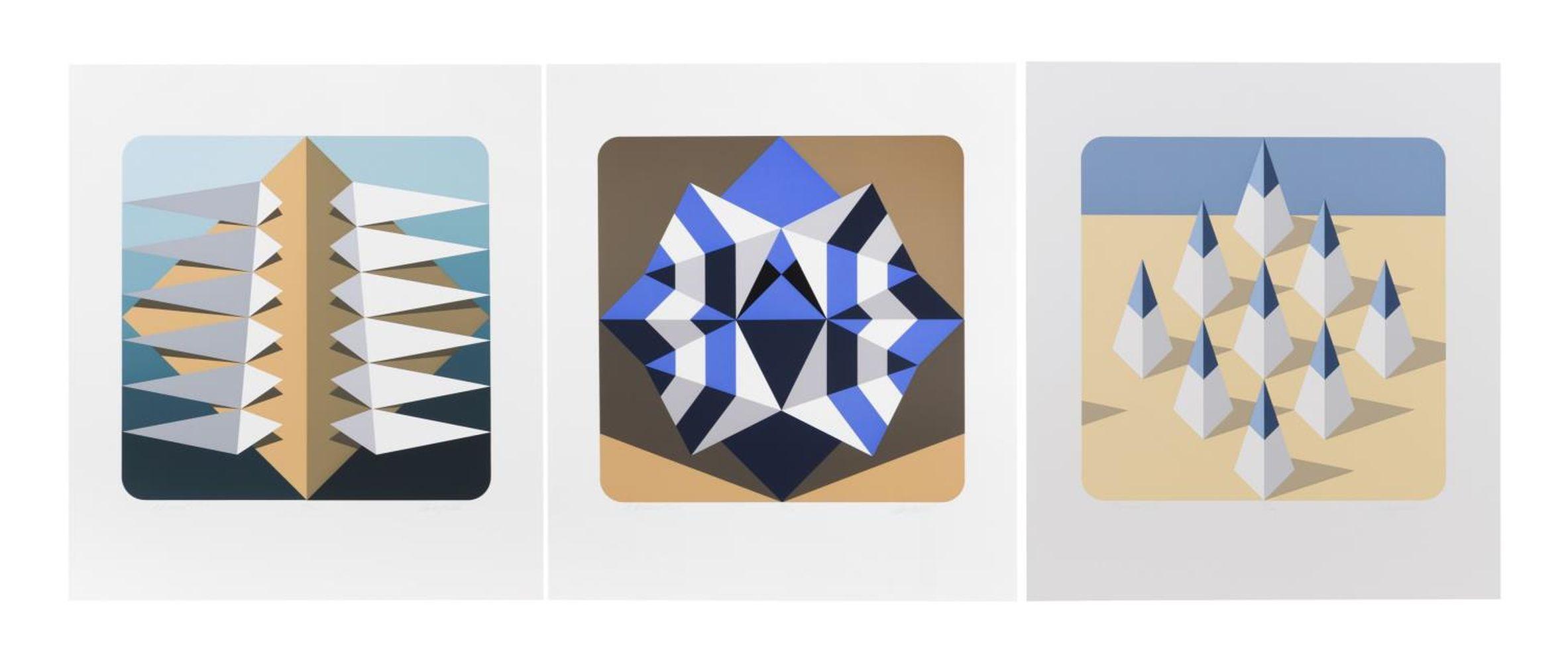 At Auction: Marco Spalatin, 3 MARKO SPALATIN 'AKUMAL' UNFRAMED PRINTS