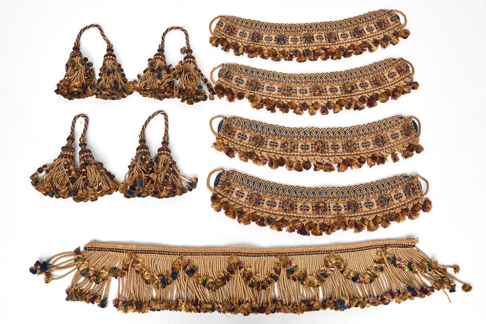 Sold at Auction: A collection of various Victorian textile and drapery ...