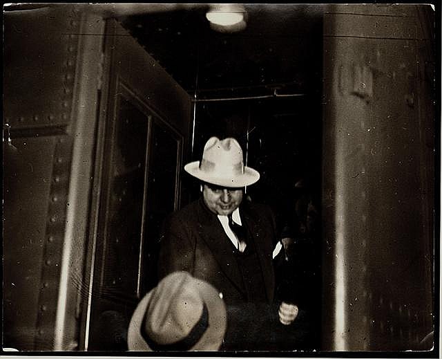 Sold at Auction: AL CAPONE LEAVING TRAIN IN ATLANTA
