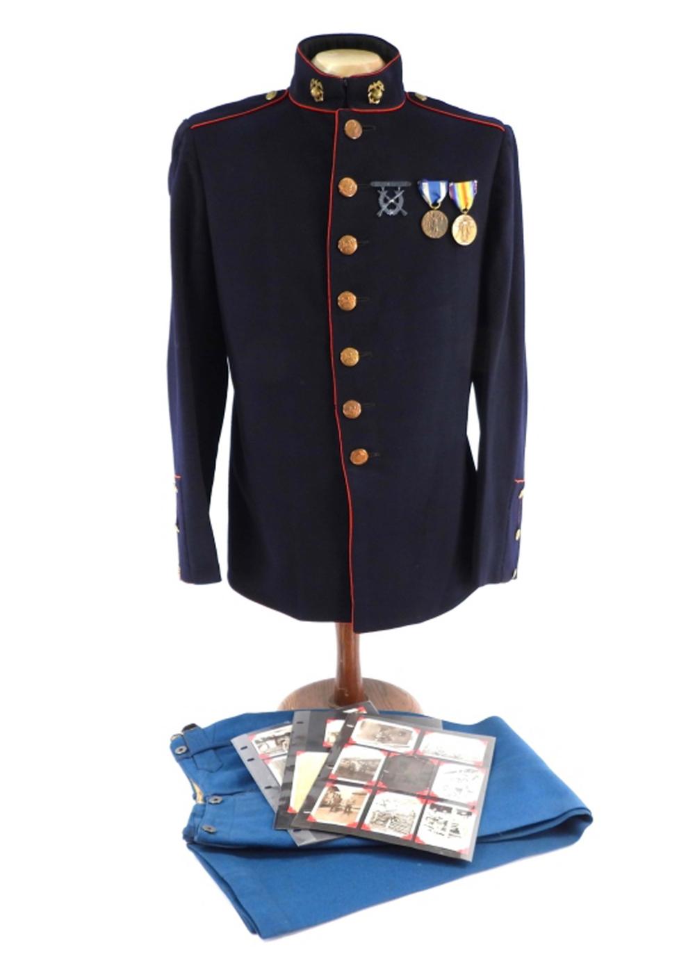 At Auction: WWI U.S. Marine Corps Uniform of August F. Dengler