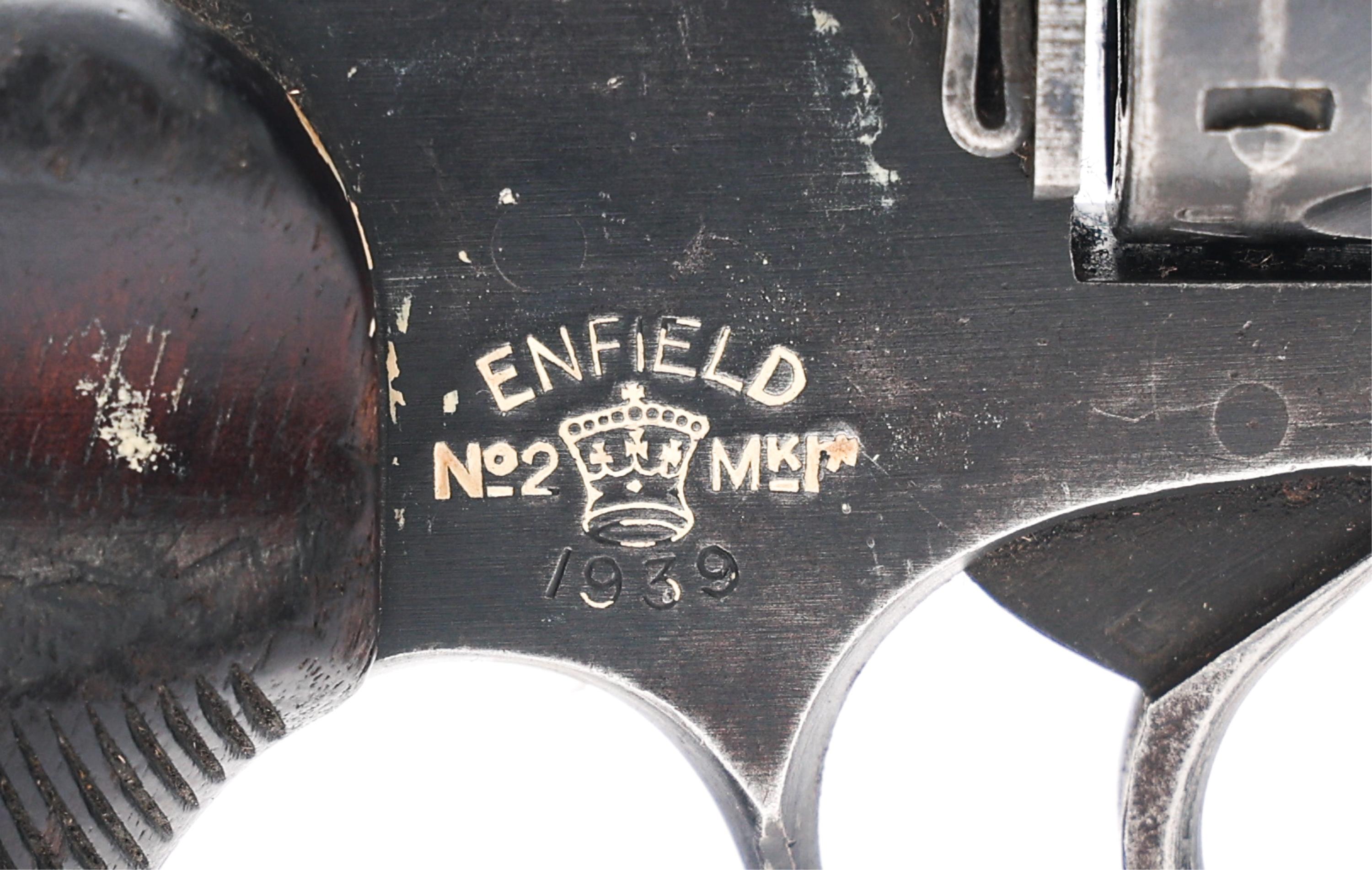 Sold Price: 1939 ENFIELD NO 2 MK I* DA .38 CALIBER REVOLVER - September ...