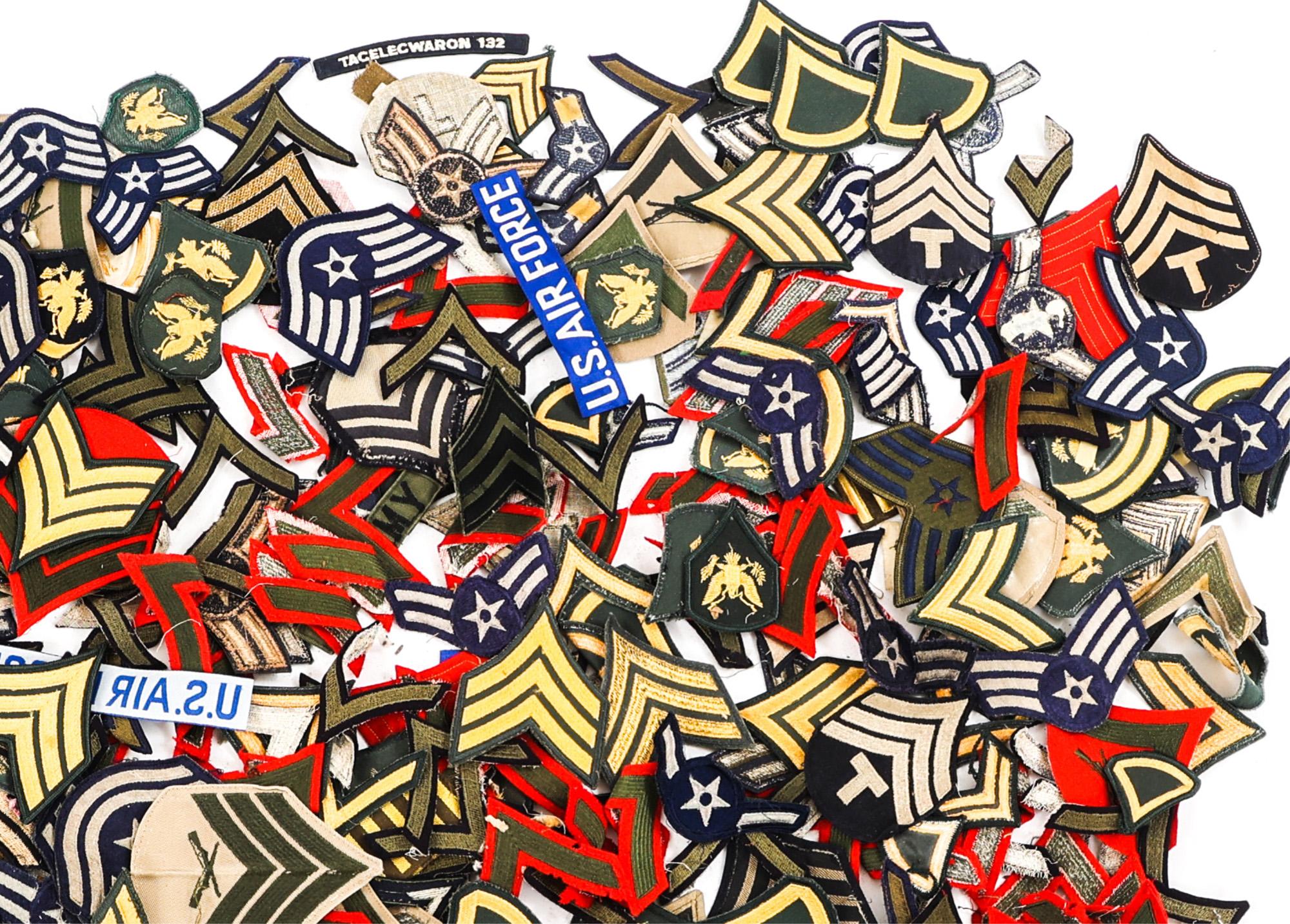 Sold Price: WWII - COLD WAR US ARMED FORCES ENLISTED RANKS - Invalid ...