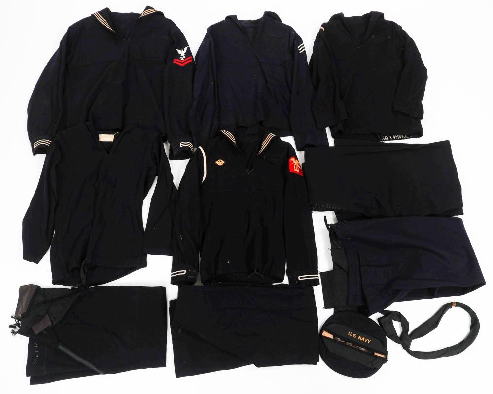 At Auction: WWII - COLD WAR US NAVY ENLISTED JUMPER UNIFORMS