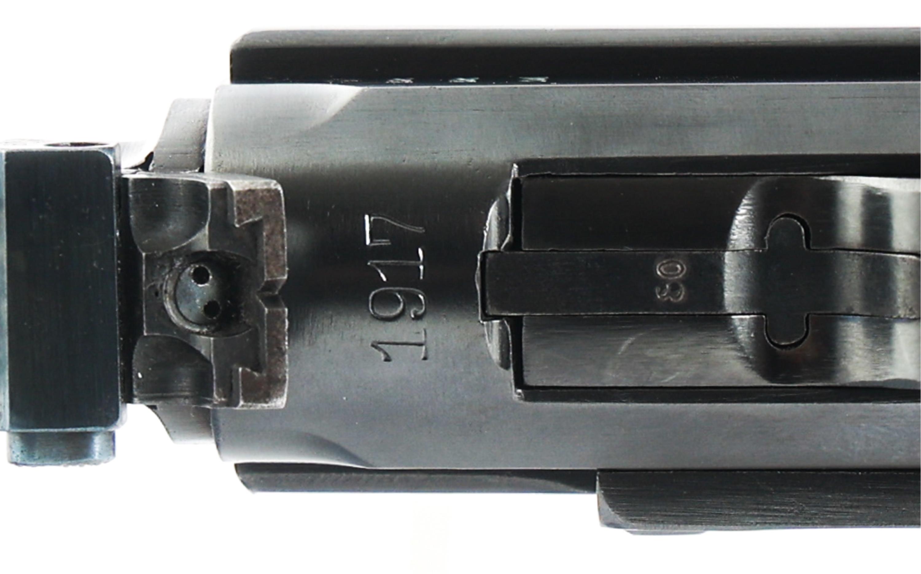Sold Price: 1917 GERMAN DWM LP08 9mm ARTILLERY LUGER PISTOL - December ...
