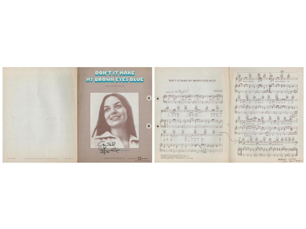 At Auction: Crystal Gayle American Country Singer Signed Vintage 'Don't ...