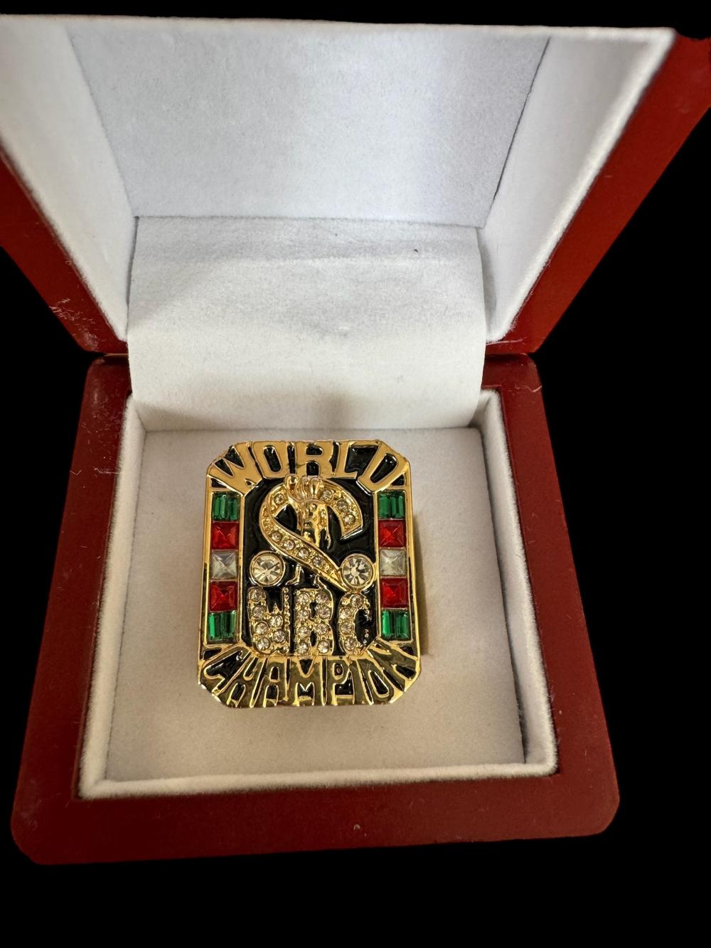 At Auction: George Foreman 1973/4 and 1994/5 Heavyweight championship ...
