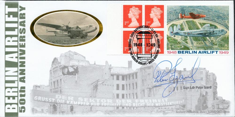 At Auction: Sqn Ldr Peter Izard signed Berlin Airlift 50th Anniversary ...