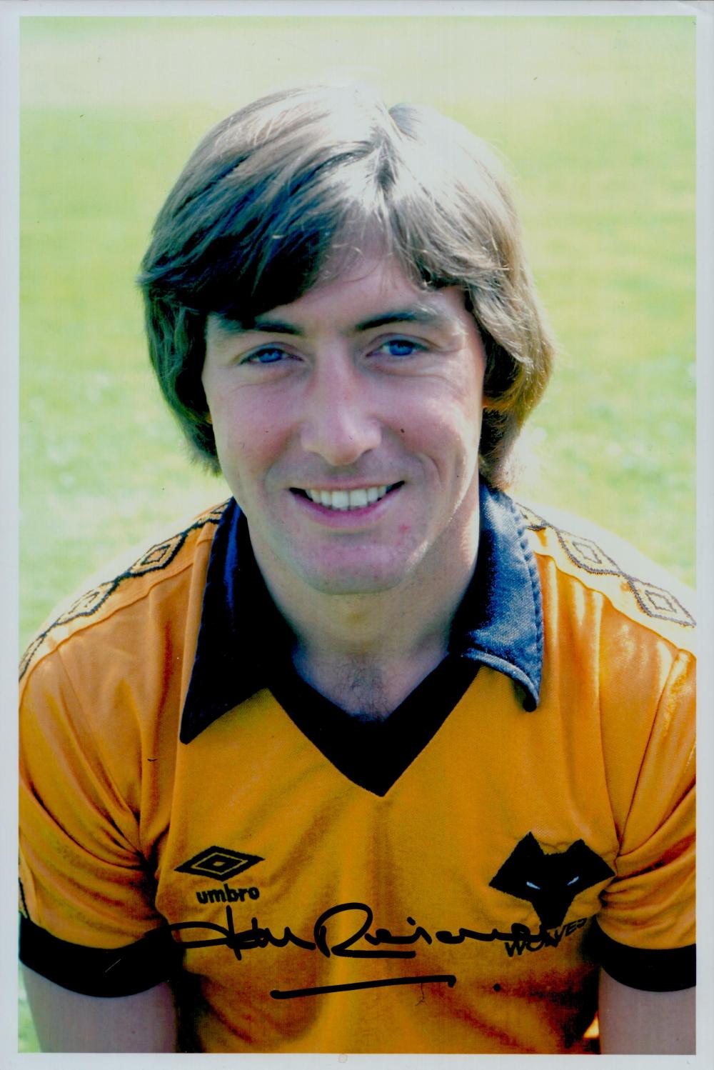 At Auction: John Richards signed 12x8 inch colour photo pictured during ...