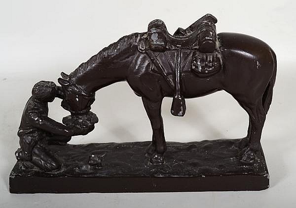 Sold at Auction: Charles Schreyvogel, THE LAST DROP BY MUNO AFTER ...
