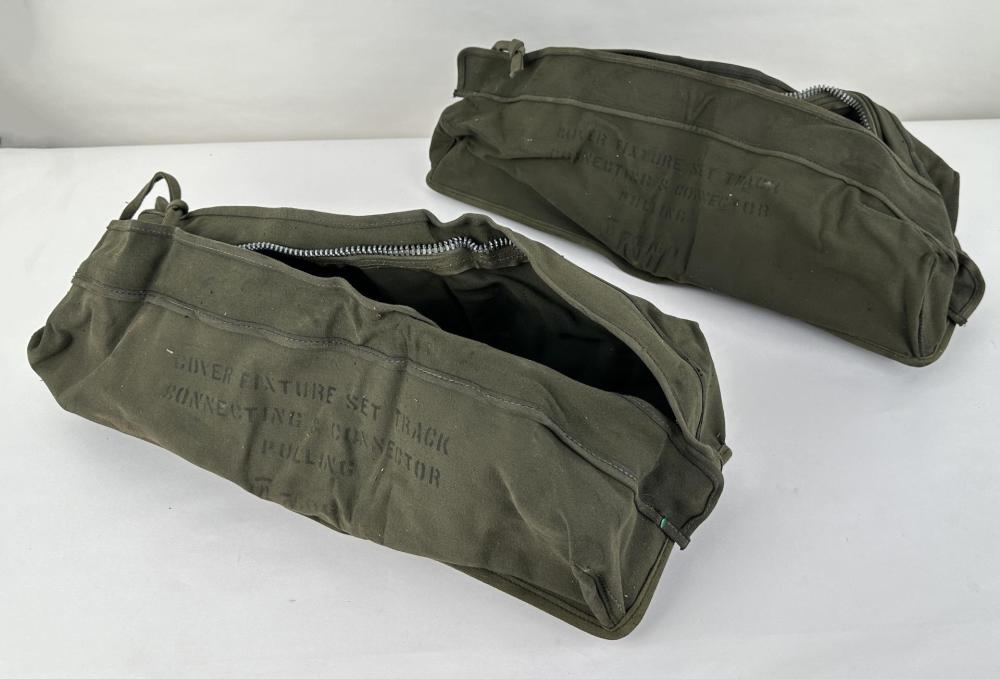At Auction: WW2 SHERMAN STUART TANK TRACK JACK COVERS