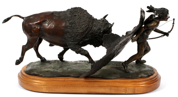 BOB PARKS BRONZE SCULPTURE