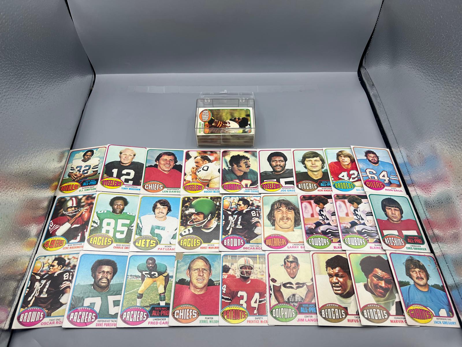 At Auction: Lot of (75+) 1976 Topps Football Cards W/ Some Stars ...