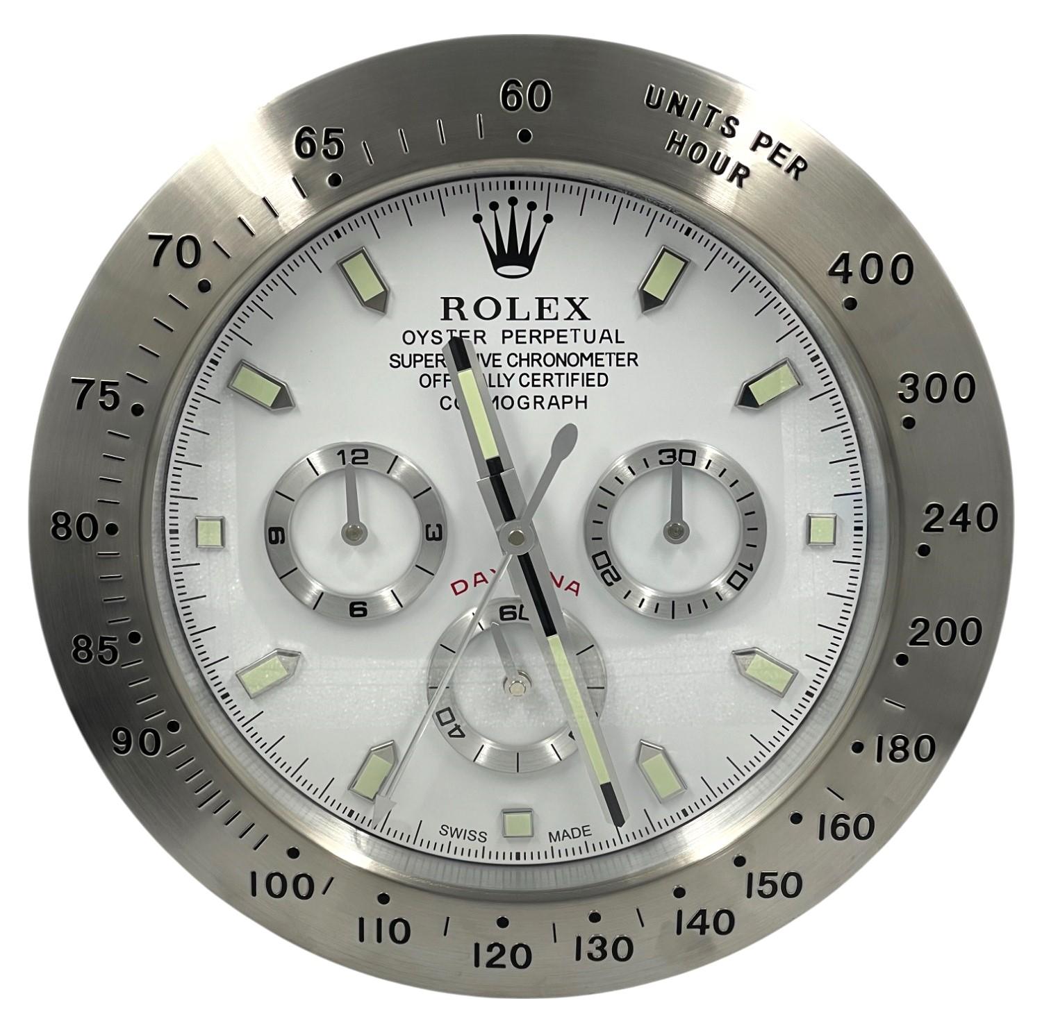 At Auction: Rolex Daytona Cosmograph Style Wall Clock