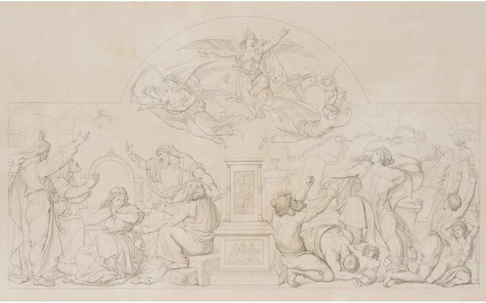 Sold at Auction: Bonaventura Genelli, B.GENELLI (1798-1868) attributed ...