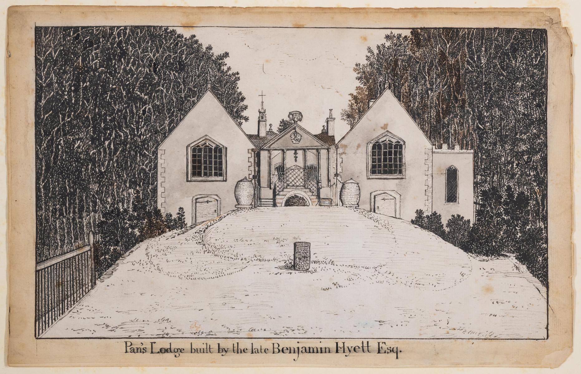 At Auction: Lewis (1783), Lewis (Charles) View of Pan's Lodge ...