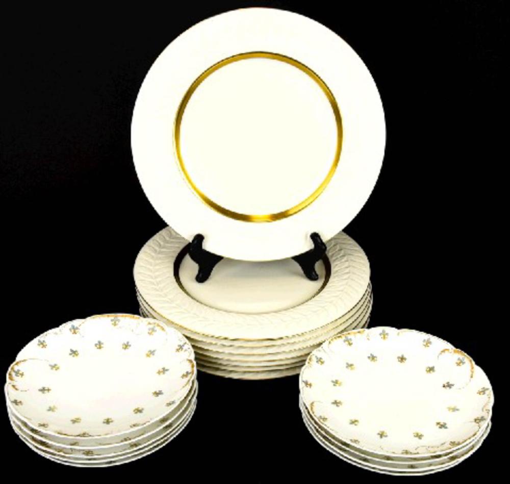 Bid Now: 2 Sets Limoges & Theodore Haviland Plates - March 4, 0123 12: ...