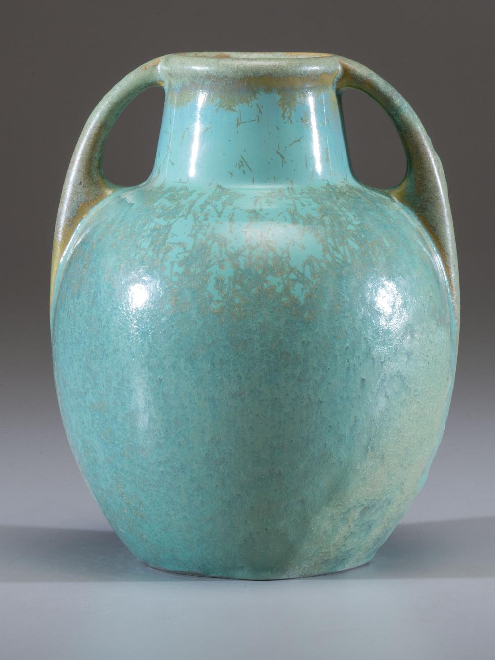 Sold Price: Fulper American, Early 20th Century Double-Handled Vase ...