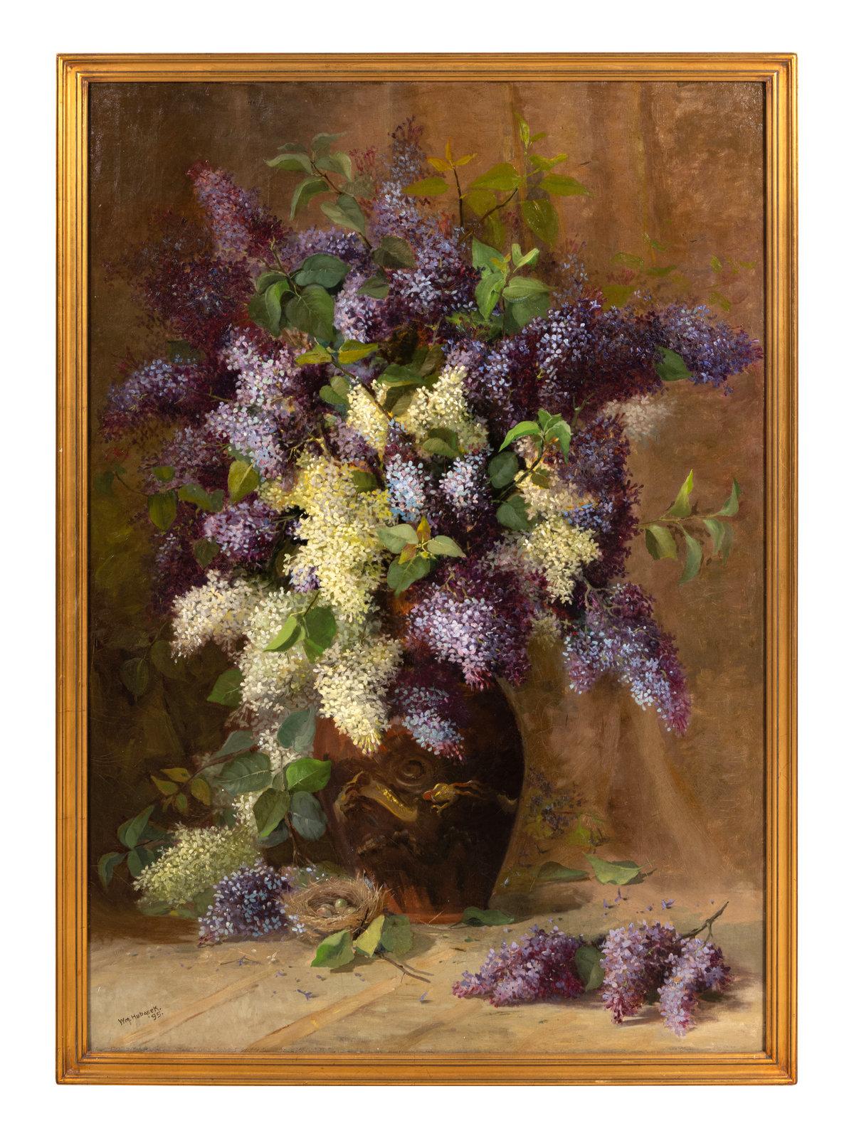 Sold Price: William Hubacek (American, 1871-1958) Lilacs, 1895 ...