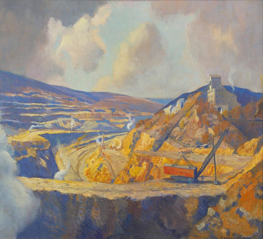 Sold at Auction: Kenneth R. Nunamaker (American, 1890-1957) The Quarry