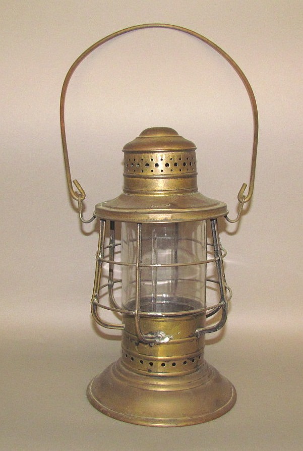 Brass safety lantern housing