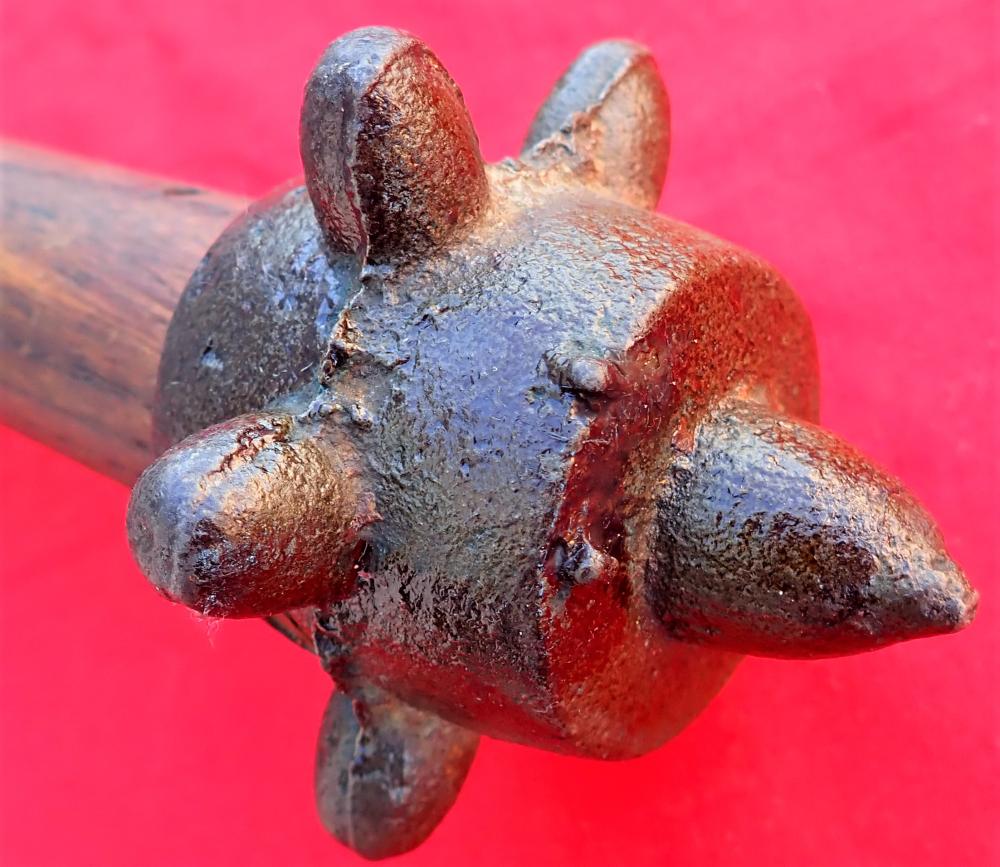 Sold Price: WW1 Imperial German trench raiding club with spiked iron ...