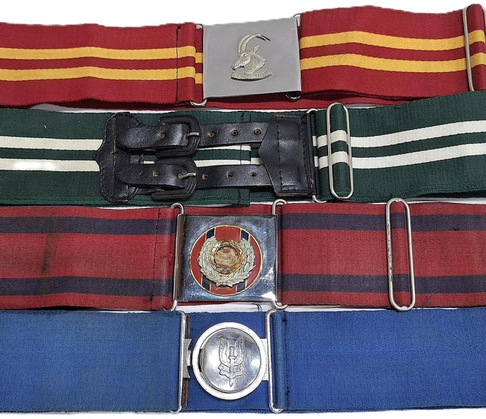 Sold at Auction: Rhodesian Stable Belts (4), SAR, Rhodesian Light ...