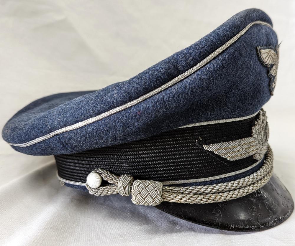 Sold Price: WW2 German Luftwaffe officers’ uniform peaked cap - Invalid ...