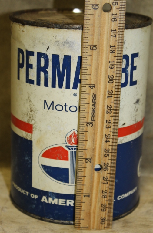 Lot of 3 Vintage Motor Oil Cans - Various Brands