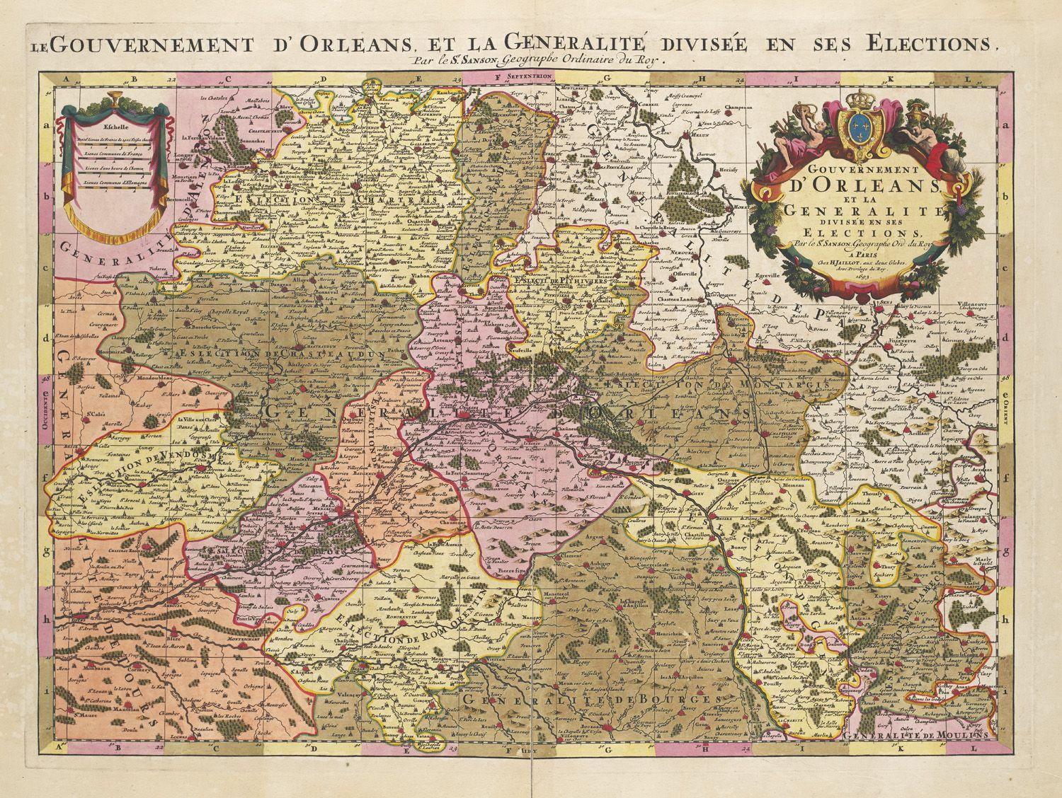 At Auction: d'Abbeville, Nicolas Sanso Sammlung von zwei großf…