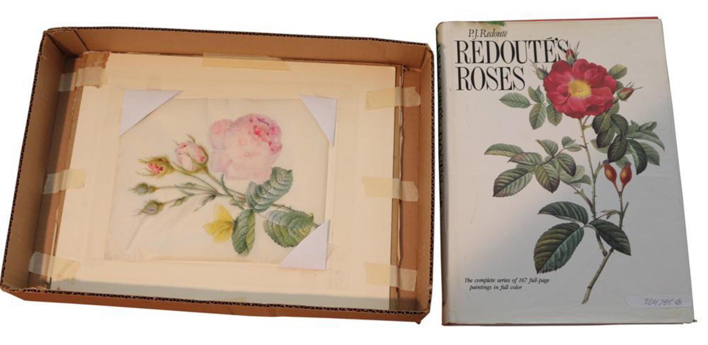 At Auction: Attributed to Pierre-Joseph Redoute, Roses