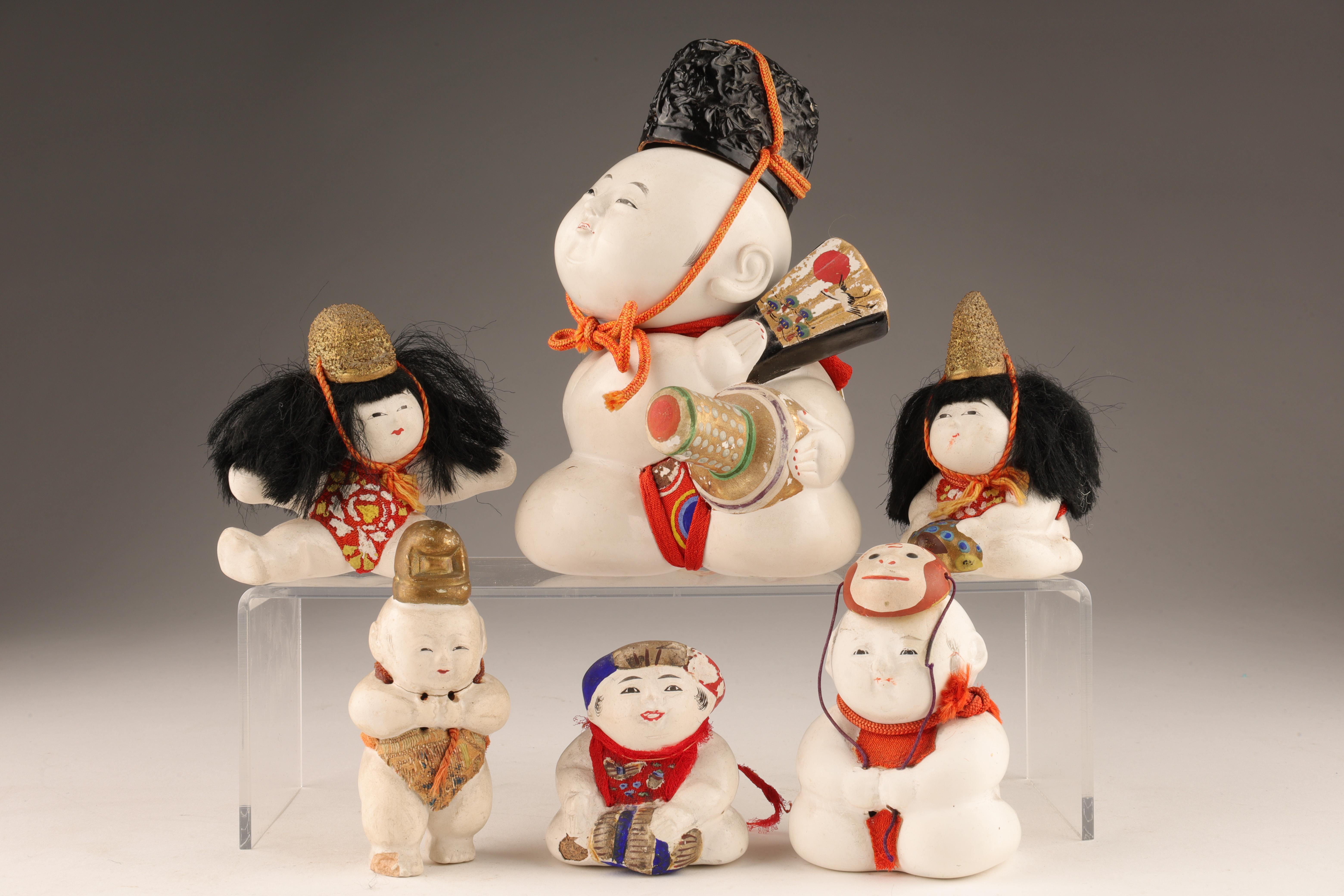 At Auction: Antique Japanese Gosho Ningyo Palace Dolls