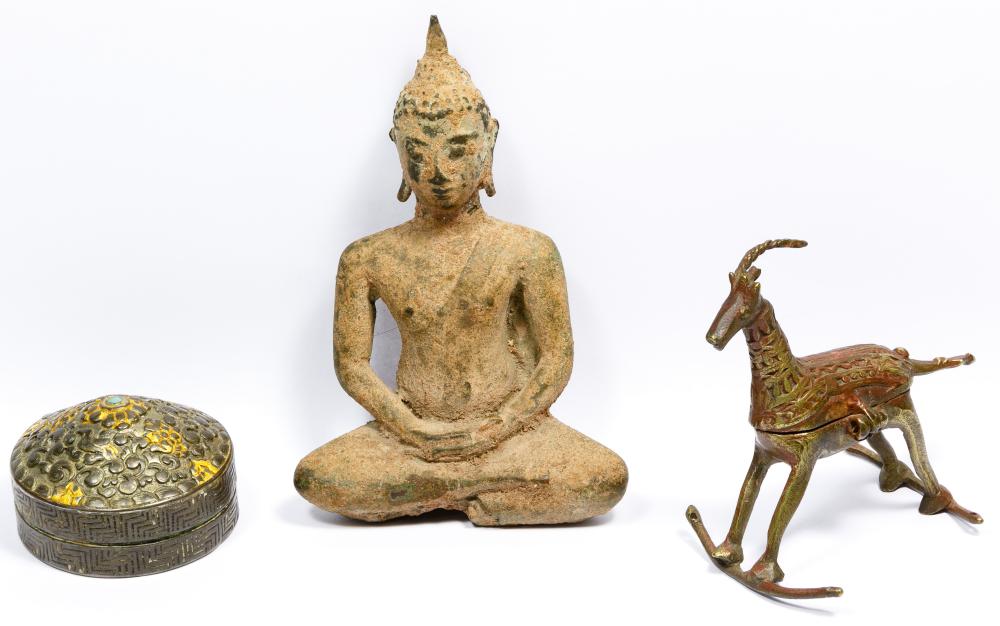 Sold at Auction: Asian Metal Assortment