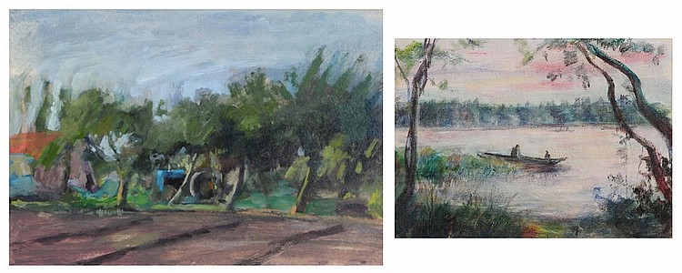 Sold at Auction: George Weissbort, GEORGE WEISSBORT (1928-2013) A tree ...