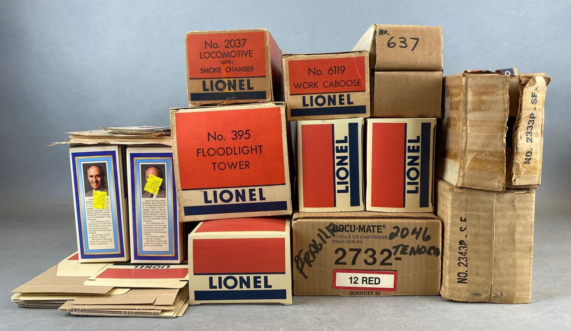 Bid Now: Group of 20+ Lionel Train Boxes and More - March 6, 0122 9:00 ...