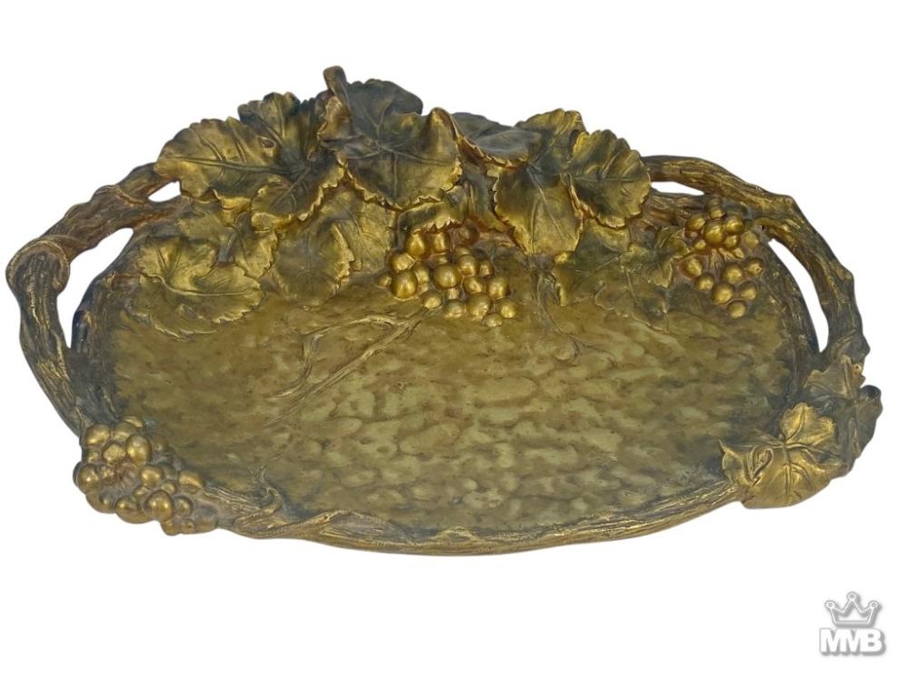 Sold at Auction: Albert Marionnet, Albert Marionnet (1852-1910) Bronze Tray