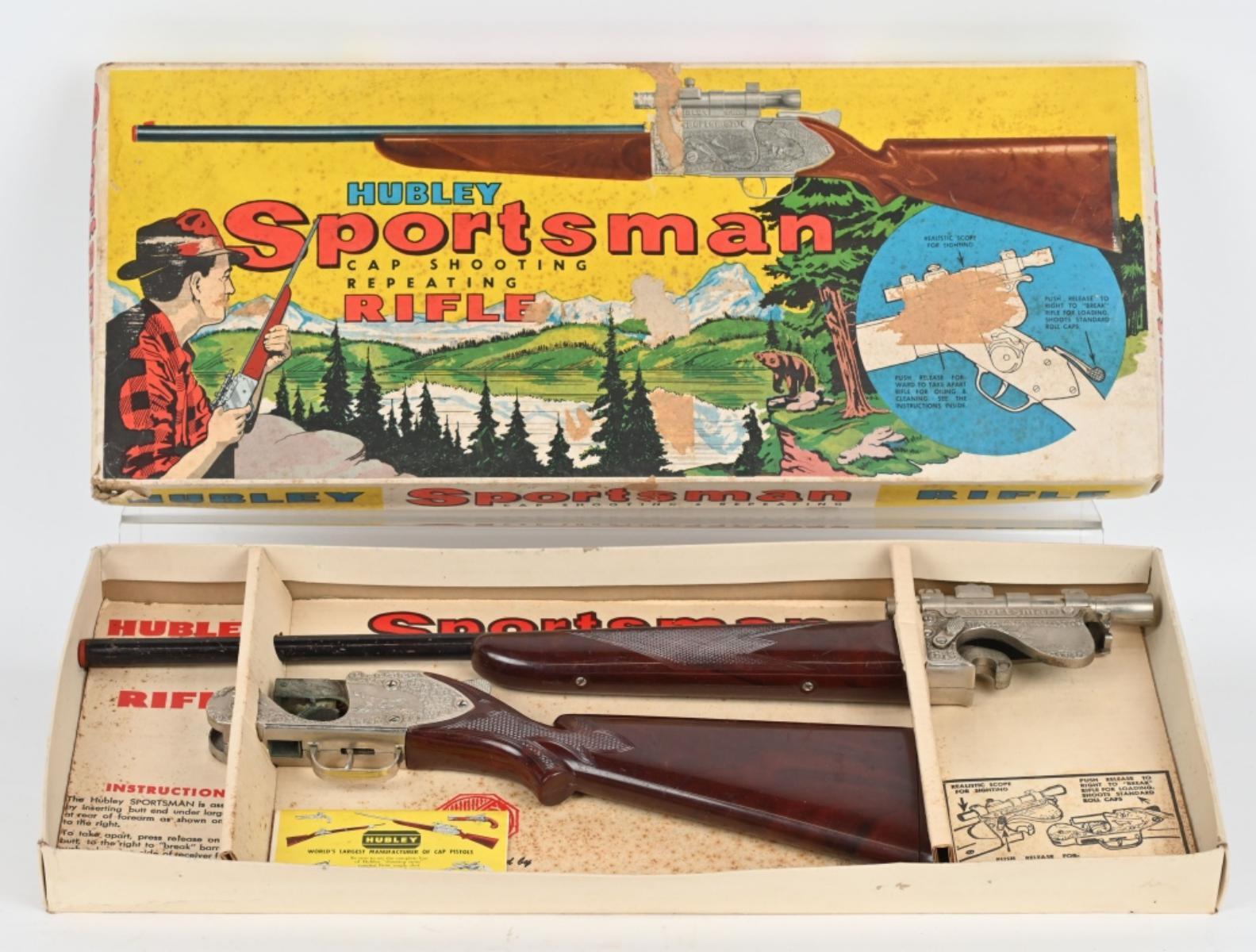 At Auction: HUBLEY SPORSTMAN CAP RIFLE w/ BOX