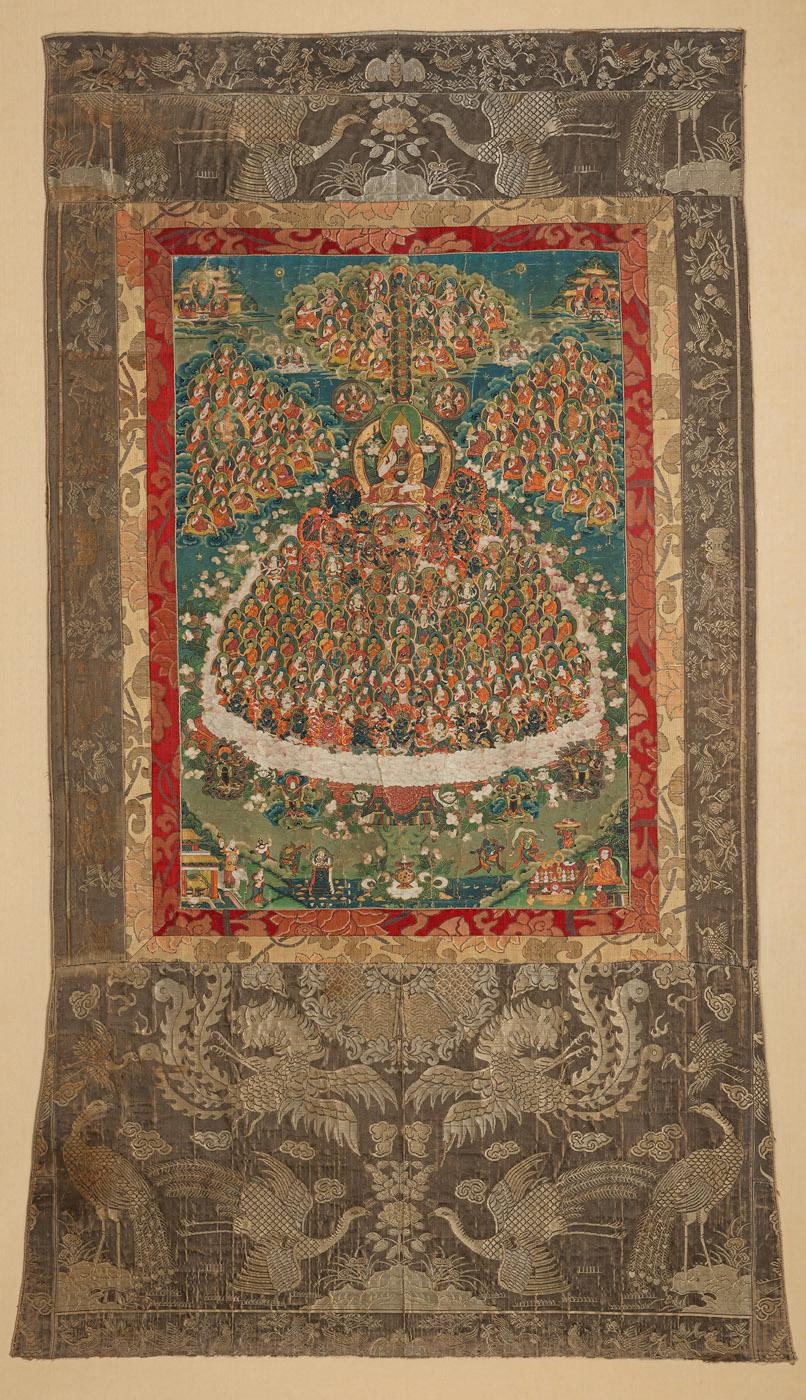 Bid Now: "Refuge tree" of the Gelug-pa tradition, with Tsongkhapa ...