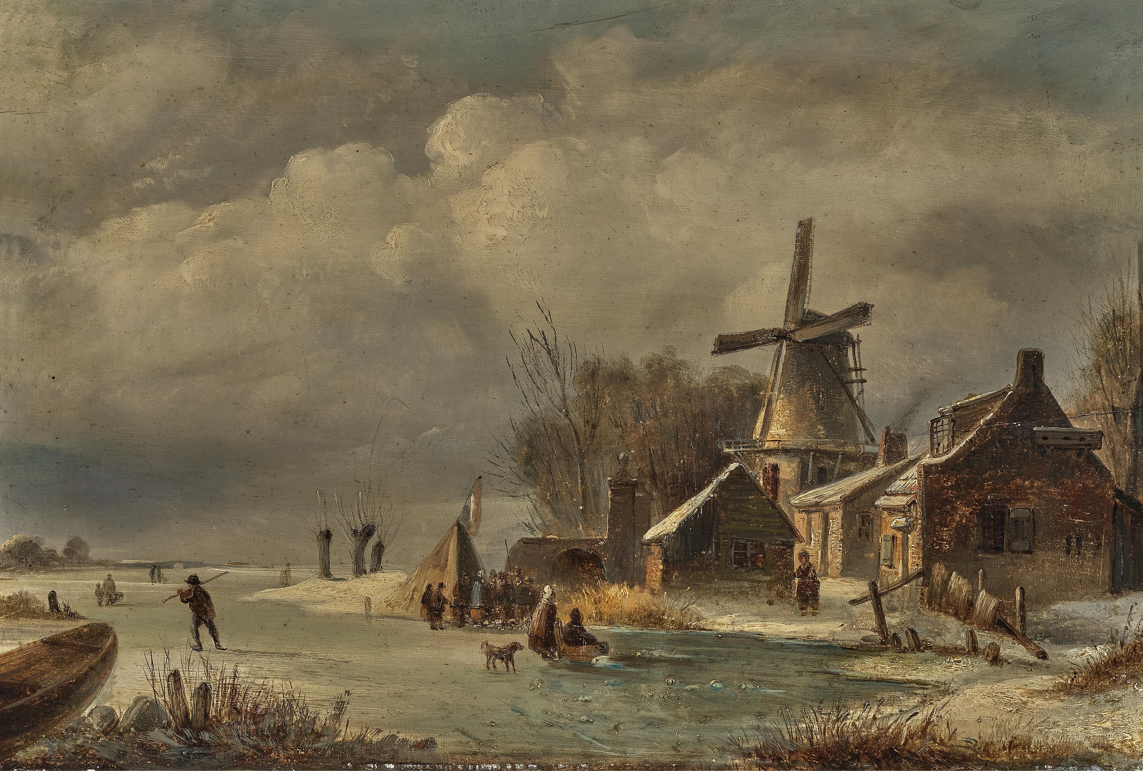 Sold Price: Andreas Schelfhout, attributed to - 1787 The Hague - 1870 ...