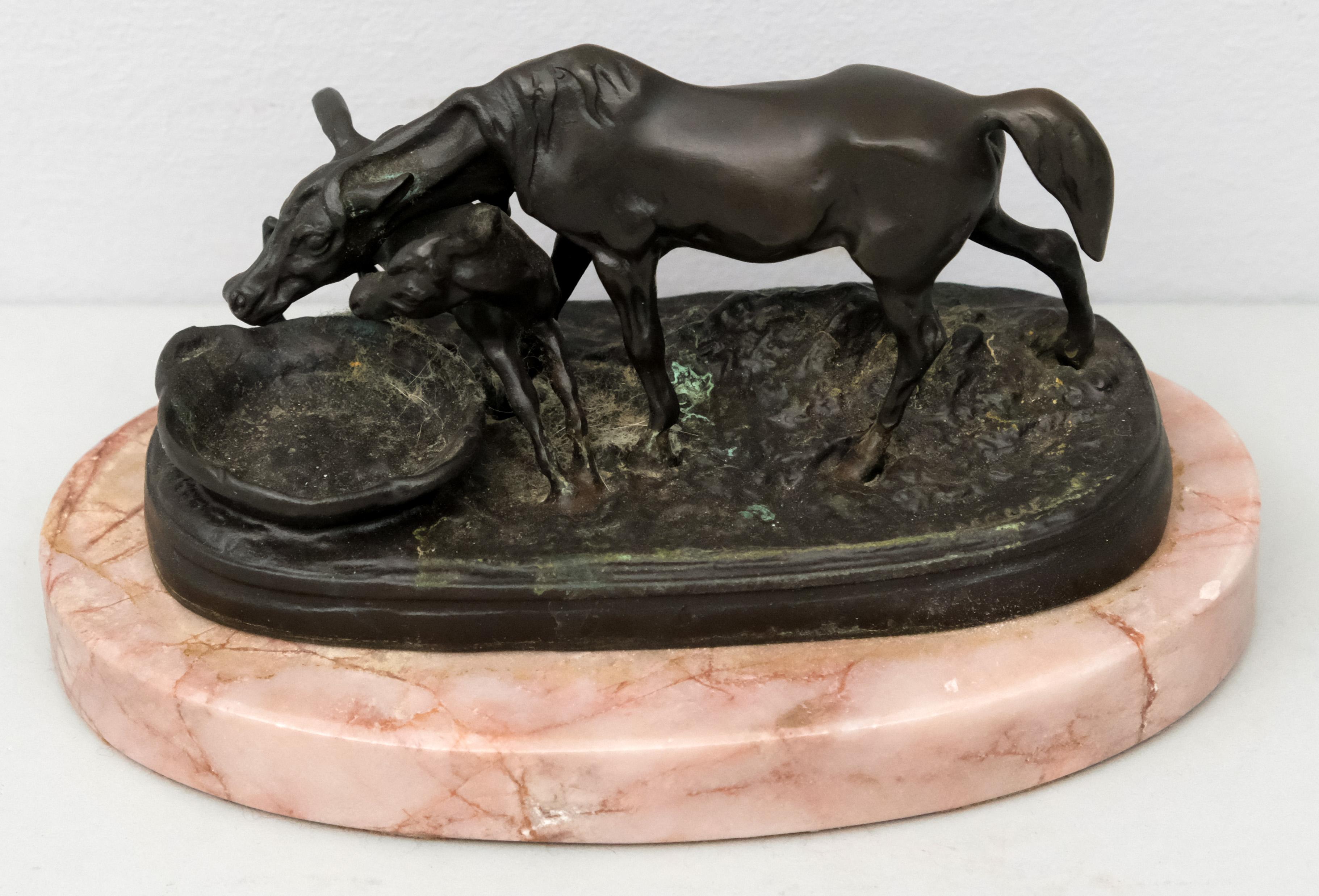At Auction: Pierre Jules Mène, Pierre-Jules Mene, Mare & Foal