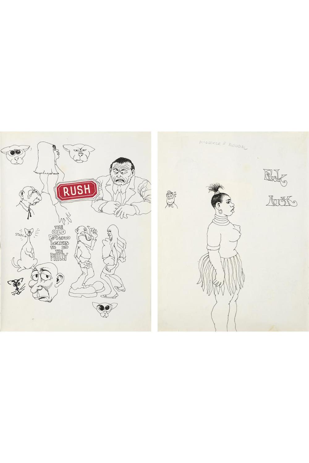 Sold at Auction: Robert Crumb, Robert Crumb (born 1943) Double-sided work