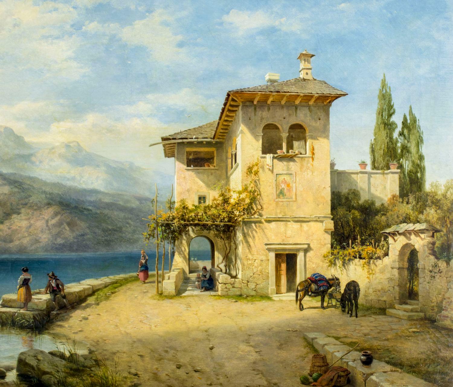 Sold Price: George Edwards Hering (UK,1805-1879) oil painting antique ...