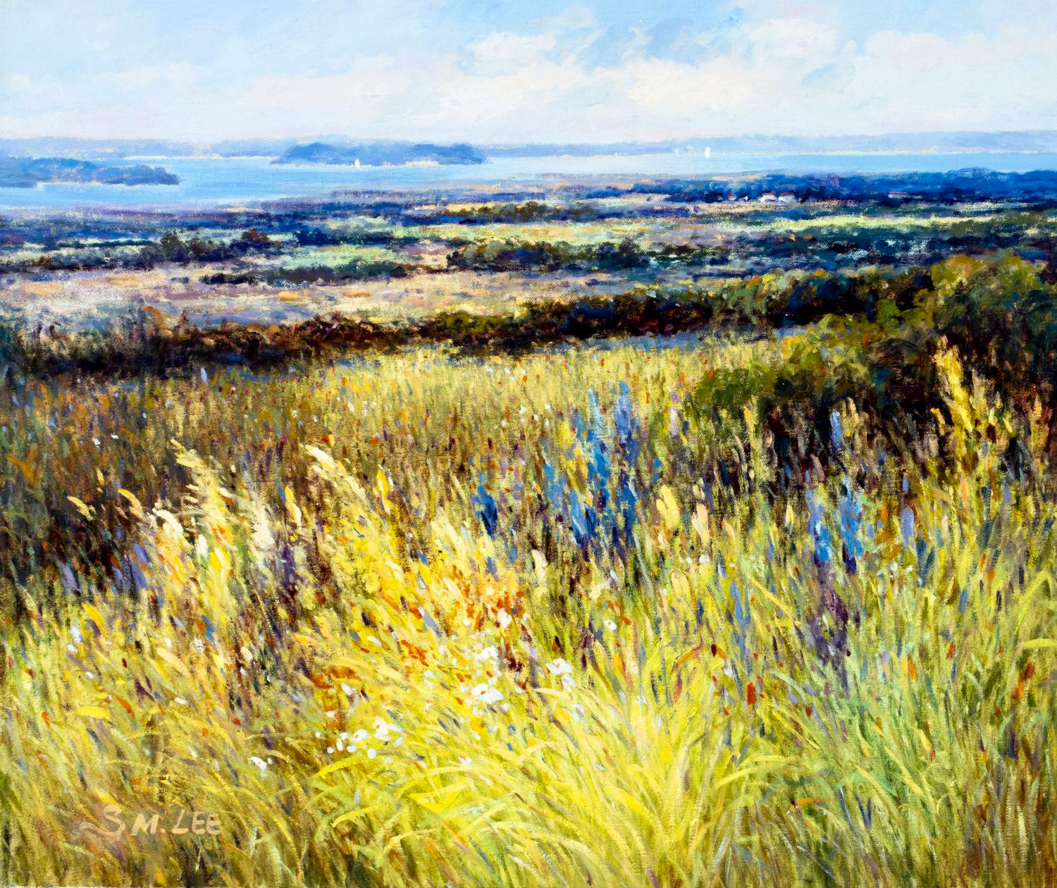 At Auction: Sang M. Lee, Sang M Lee (South Korea,b 1949) oil painting