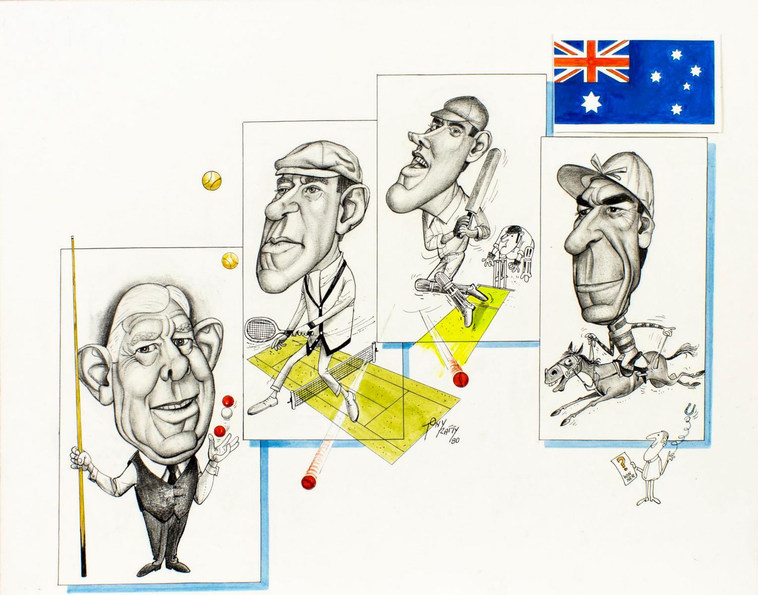At Auction: Tony Rafty, Tony Rafty (Australia,1915-2015) mixed media ...