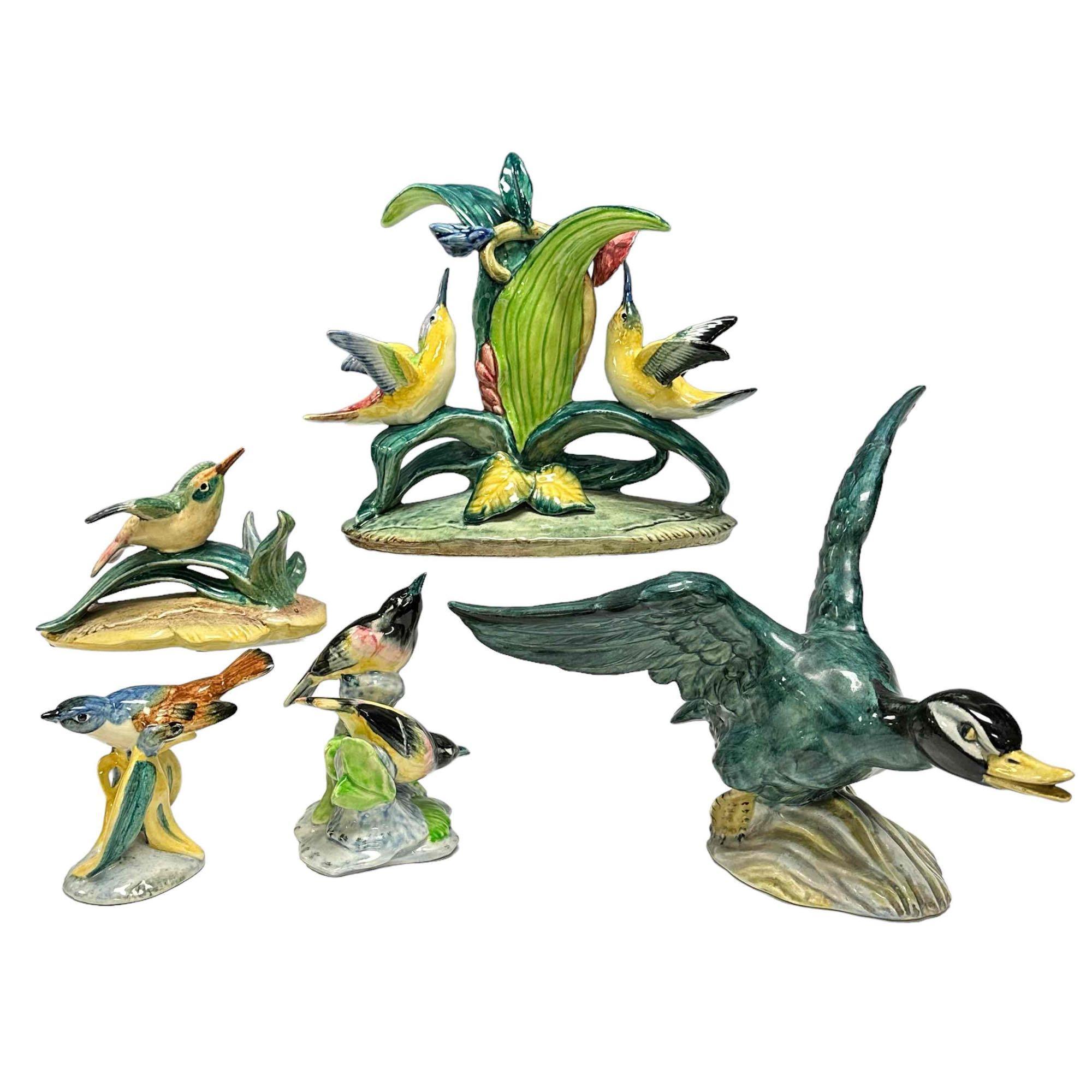 At Auction: Collection of 5 Stangl Pottery Birds