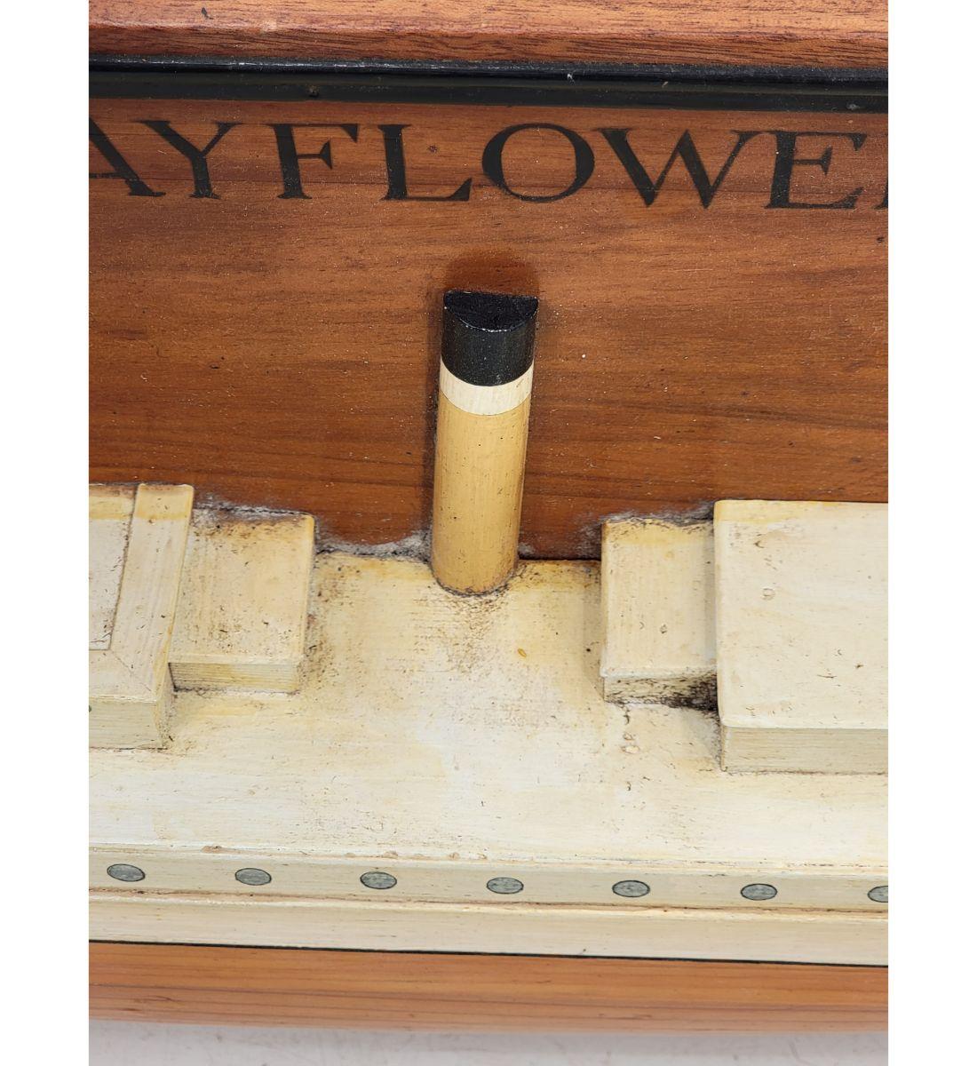 Bid Now: CASED PRESENTATION HALF MODEL "USS MAYFLOWER 1896 ...