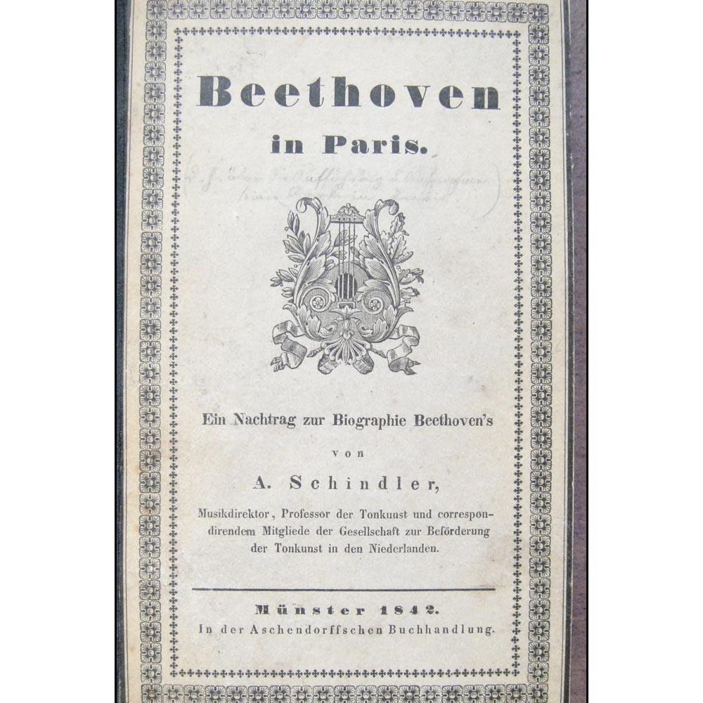 Sold Price: [Beethoven, Ludwig van. (1770–1827)] Schindler, Anton Felix ...