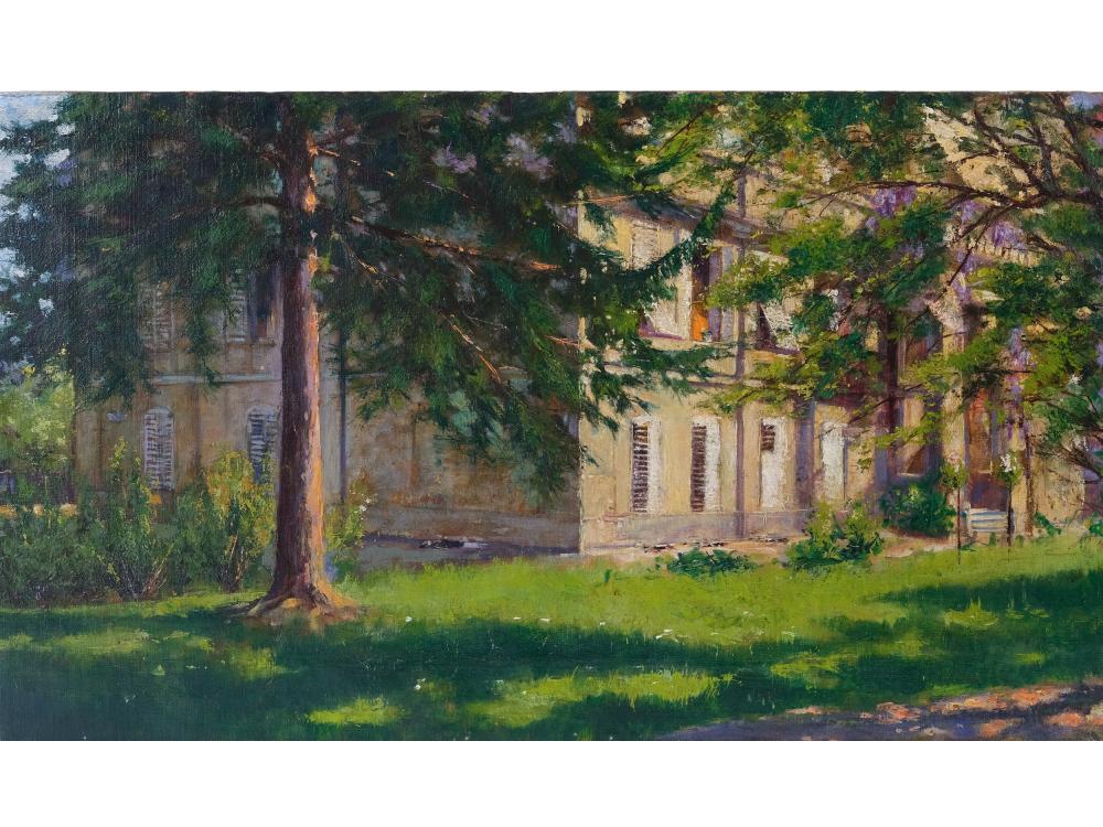 At Auction: Impressionist around 1900, Villa in the countryside